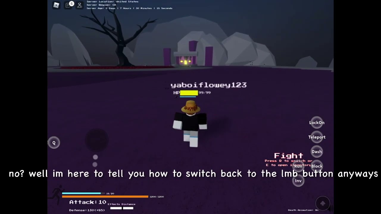 How To Switch Back To LMB Button On Mobile (UTPR) - YouTube