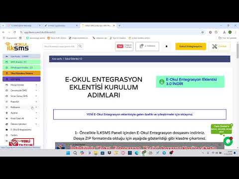 E-okul Entegrasyon V3 Eklentisi Kurulumu