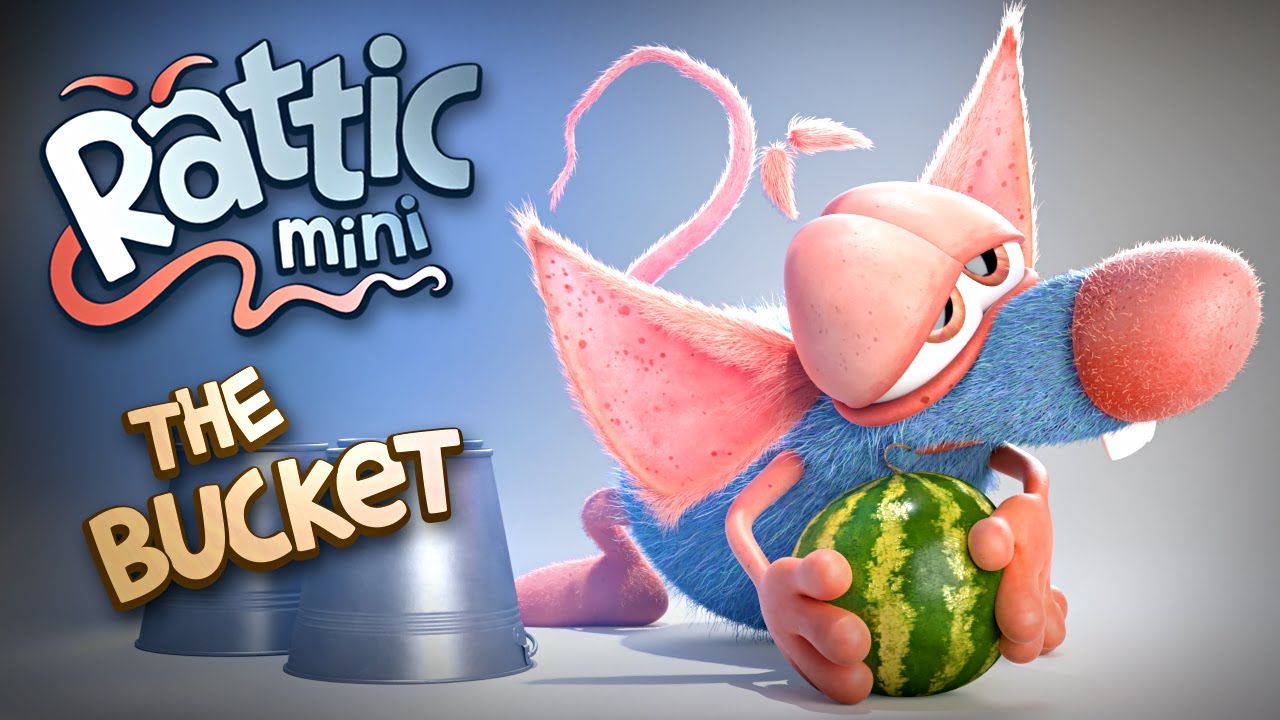 Funny Cartoon | Rattic Mini–The Bucket | Funny Cartoons For Kids - YouTube