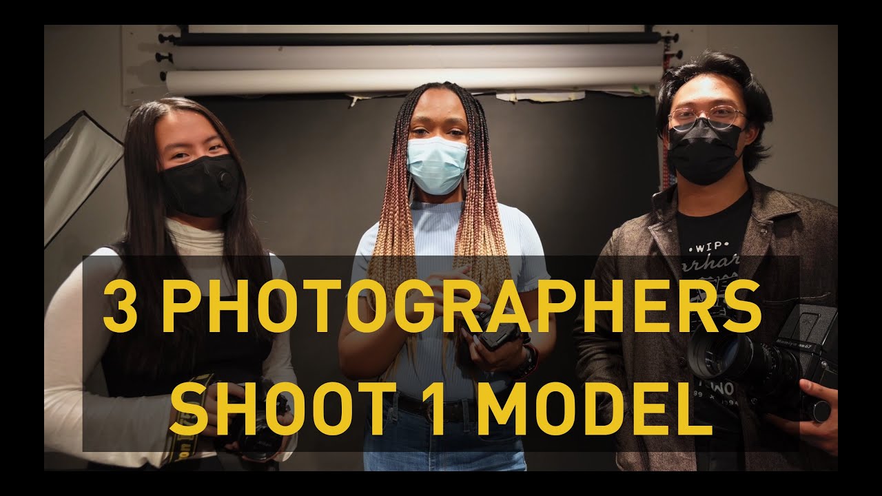 3 Photographers Shoot 1 Model Challenge - Studio Photography Edition ...