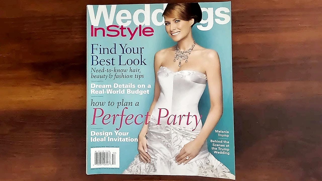 InStyle Wedding Spring 2005 Donald & Melania Trump's Wedding | ASMR ...