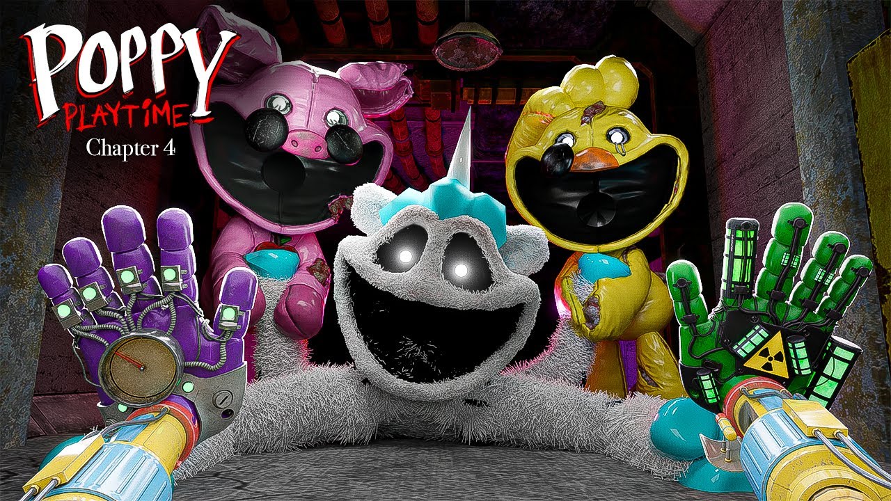 Poppy Playtime: Chapter 4 - Crafty Corn vs Smiling Critters (Gameplay ...