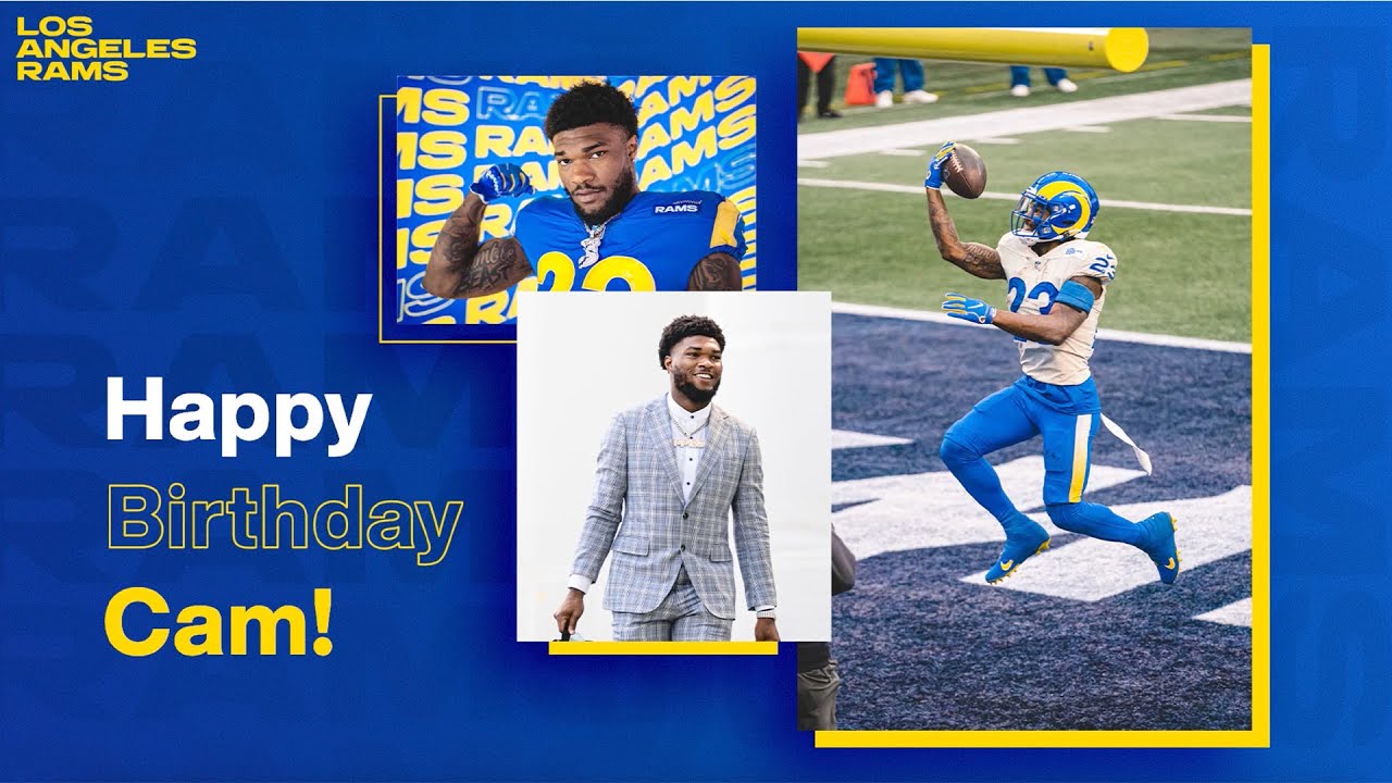 Highlights: Happy Birthday To Rams RB Cam Akers! - YouTube