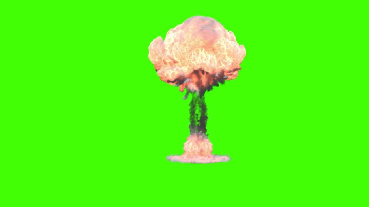 Nuclear explosion Green Screen - YouTube