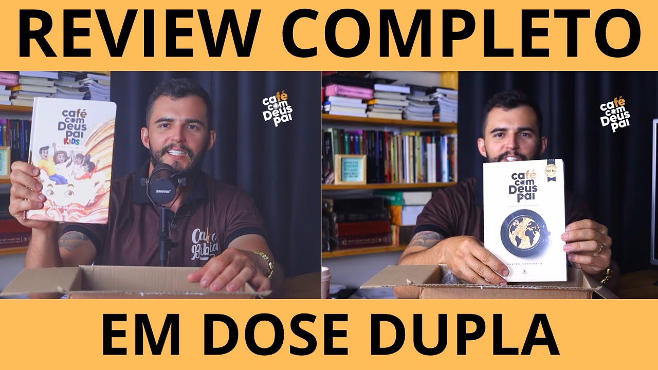 DEVOCIONAL CAFÉ COM DEUS PAI 2024 + CAFÉ COM DEUS PAI KIDS (REVIEW ...
