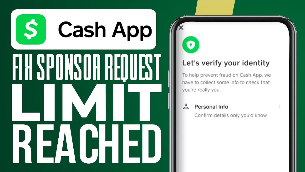 How To Fix Sponsor Request Limit Reached On Cash App (2026) - YouTube