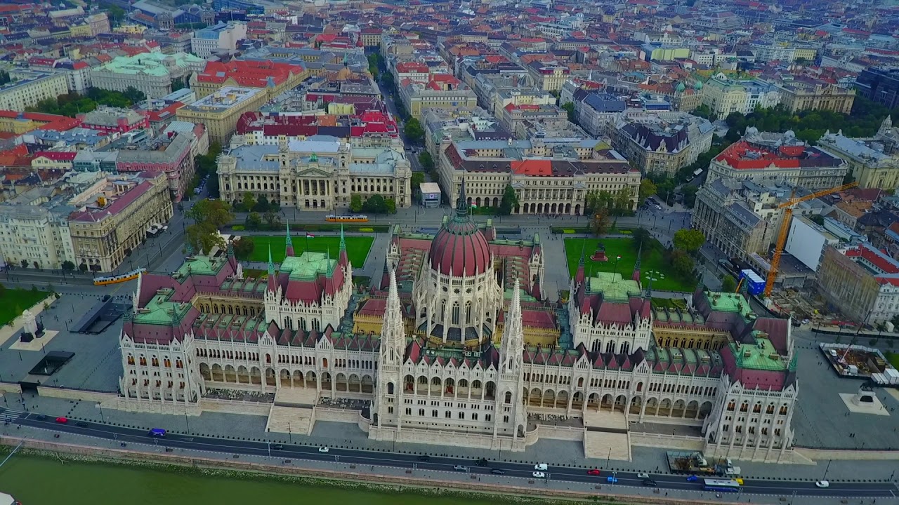 Budapest from a drone - YouTube