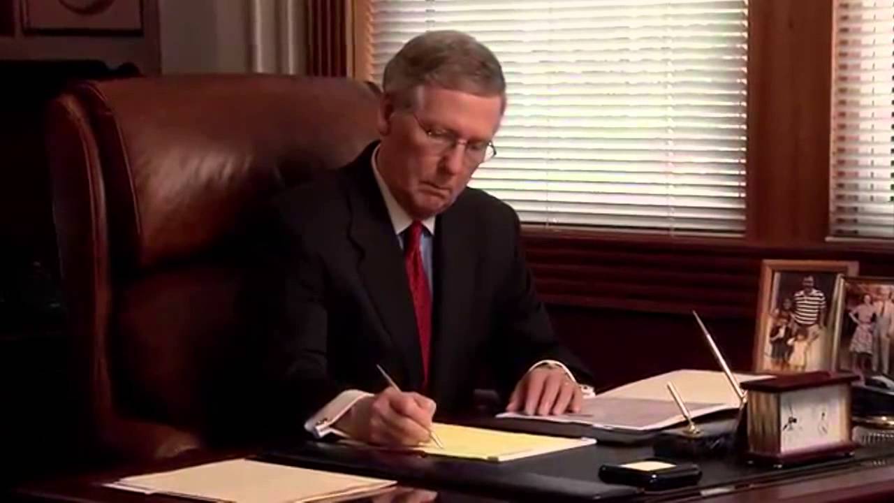 Welcome back Mitch McConnell #McConnelling - YouTube