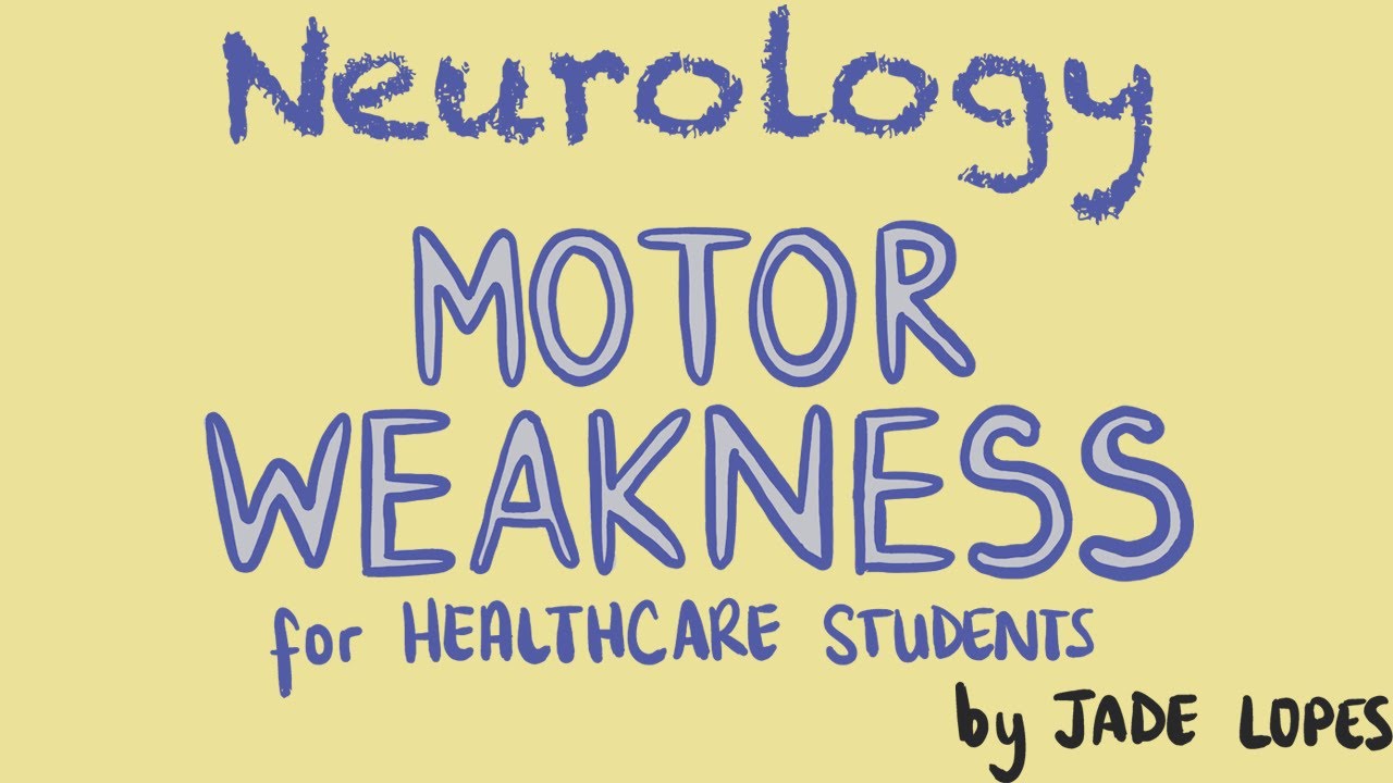 NEUROLOGY - Motor Weakness for Healthcare Students - YouTube