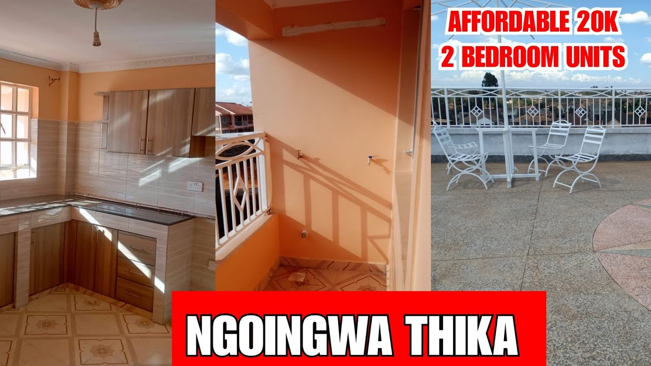 The cheapest 2 bedroom at 20k only in Thika Ngoingwa estate - YouTube