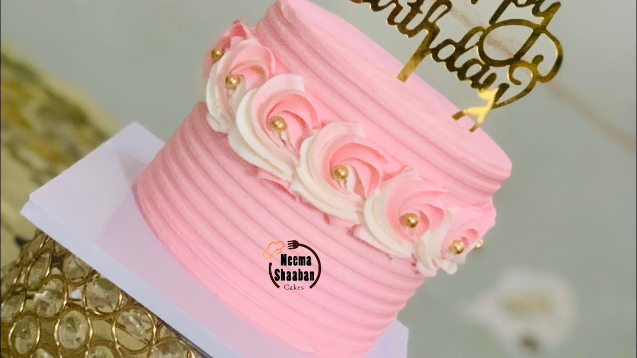 Jinsi ya kupamba keki simple #cake #neemashaaban #msukuma - YouTube