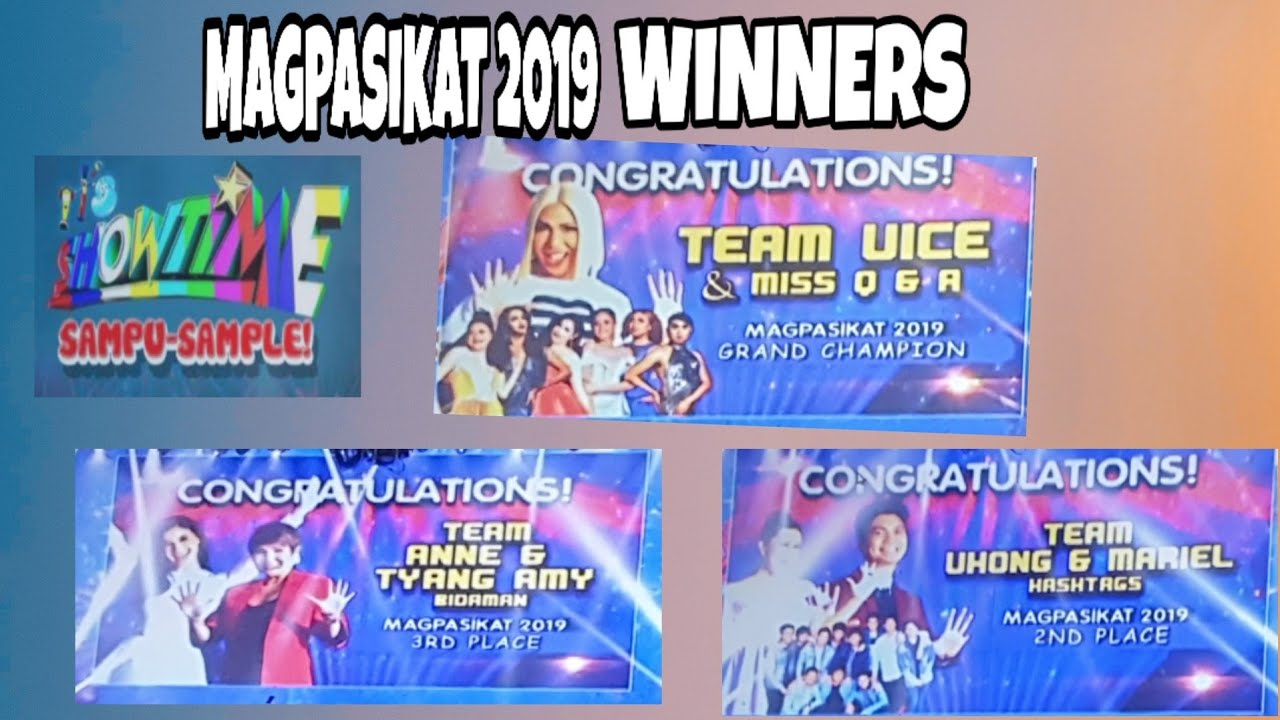 Sampu Sample 2019 I Magpasikat 2019 | Winners | Its Showtime - YouTube