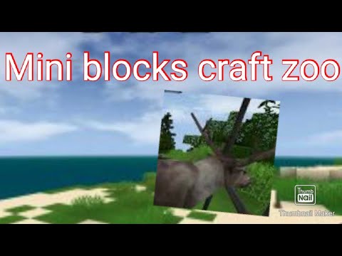 zoo in mini blocks craft 🦌 (ep. 2) - YouTube