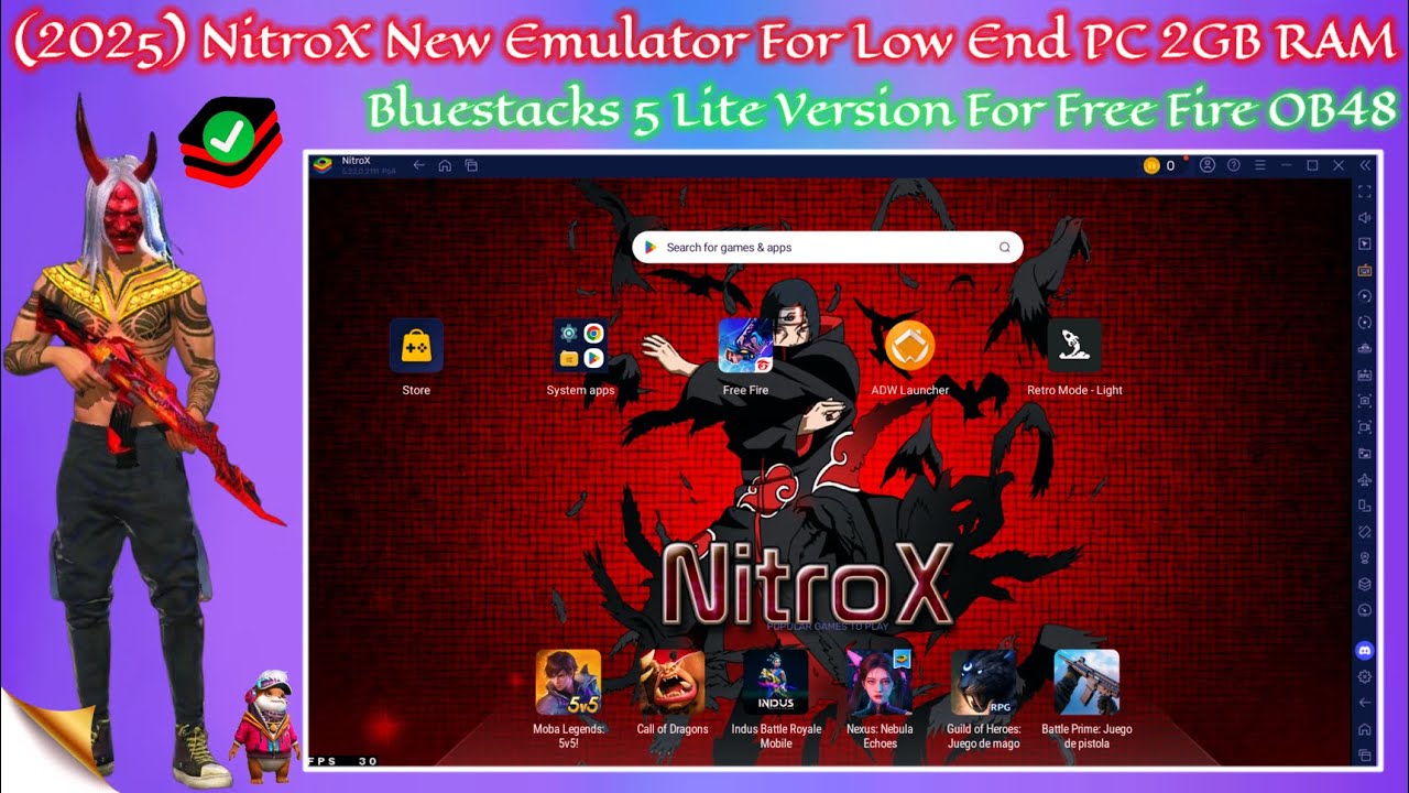 (2025) NitroX - Bluestacks 5 Lite New Emulator For Low End PC | Best ...