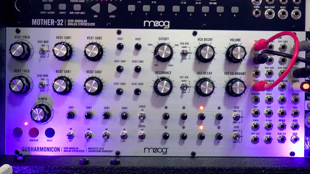 Moog SUBHARMONICON: FM Drone - YouTube