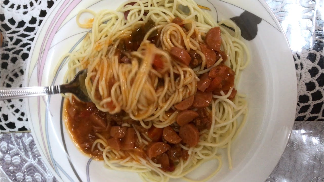 SOS SPAGHETTI HOMEMADE - YouTube