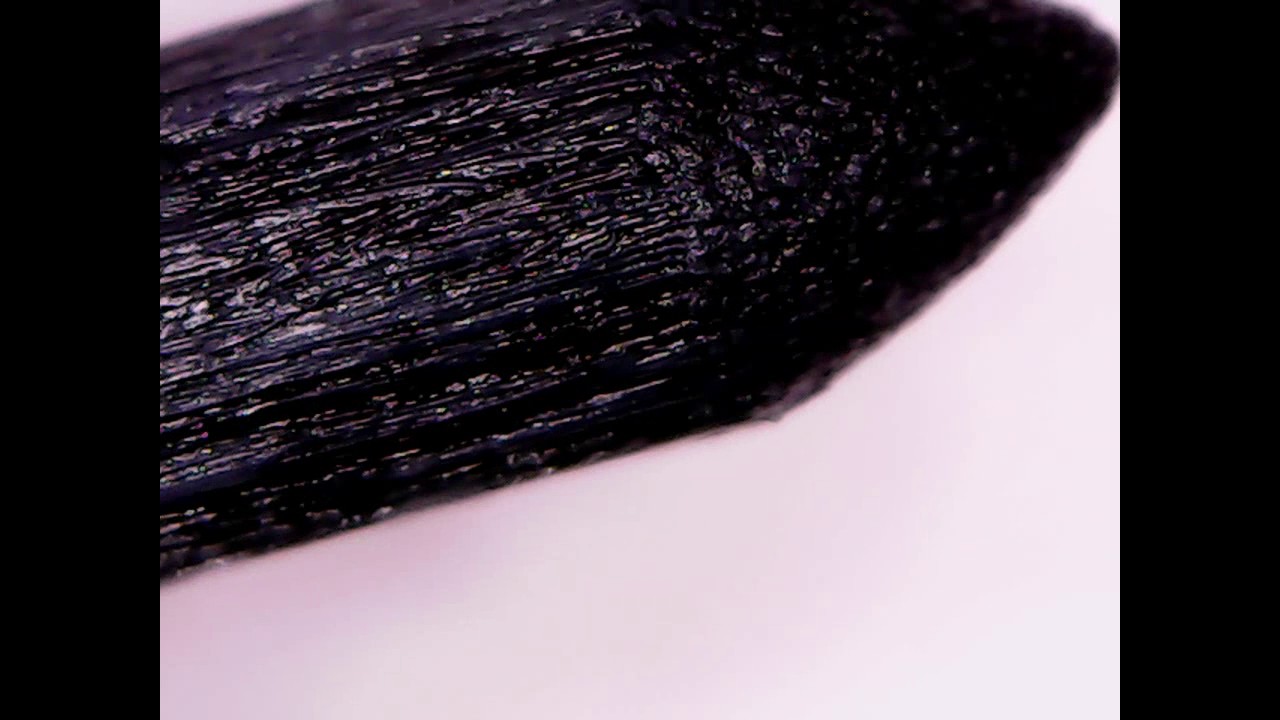 Felt-tip pen under a microscope - YouTube