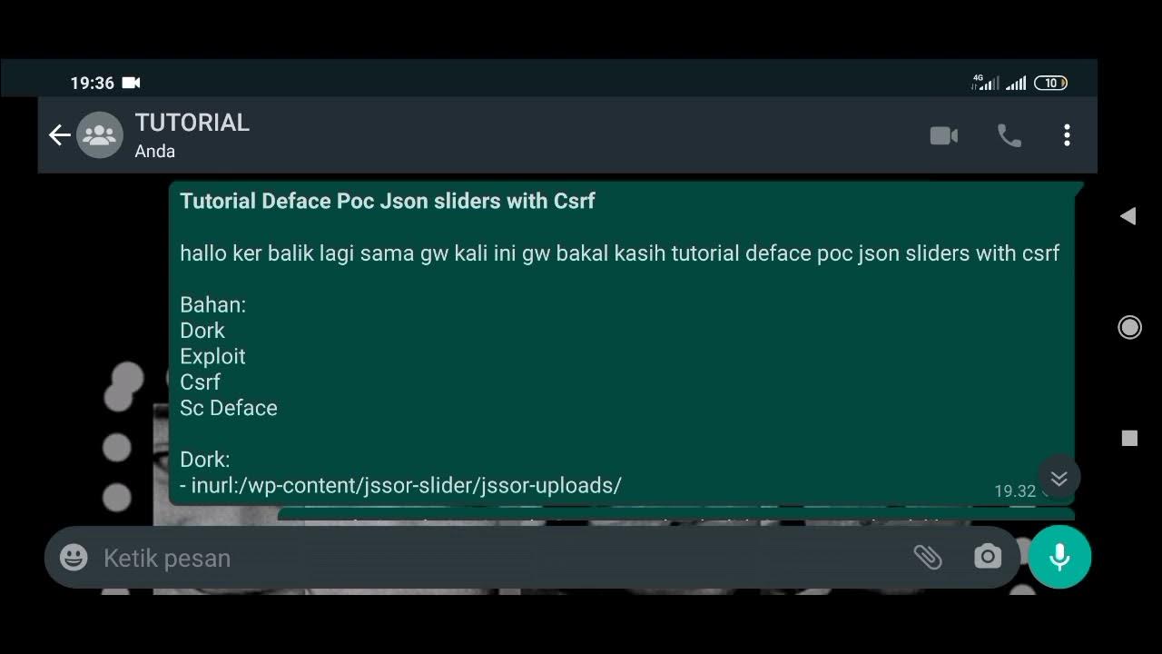 TUTORIAL DEFACE POC JSON SLIDERS with CSRF - YouTube
