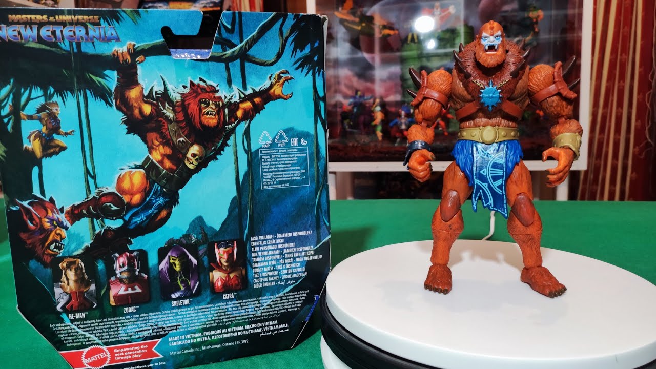 Masters of the Universe BEAST MAN New Eternia MASTERVERSE - recensione ...
