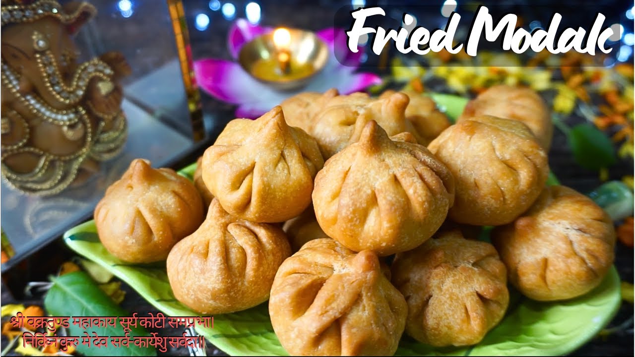 Modak recipe | Ganesh Chaturthi recipes | fried Modak | Ganesh ...