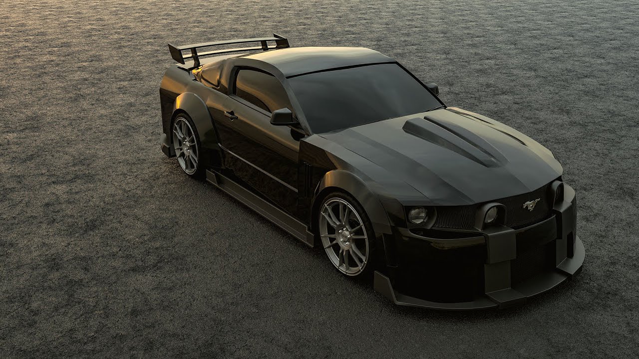 Speed Modeling | Mustang GT Razor from Need For Speed Most Wanted - YouTube