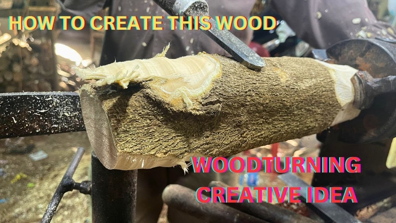 How to creative Woodturning Idea Project - YouTube