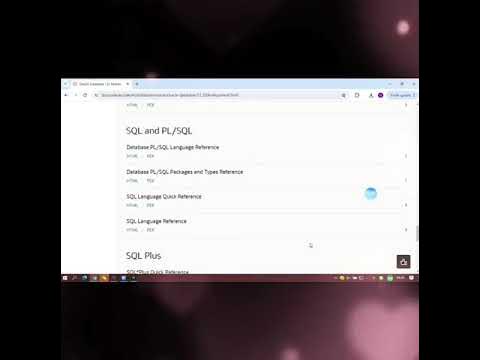 The tiny and further improvement and enhancement of Oracle database official docs - YouTube