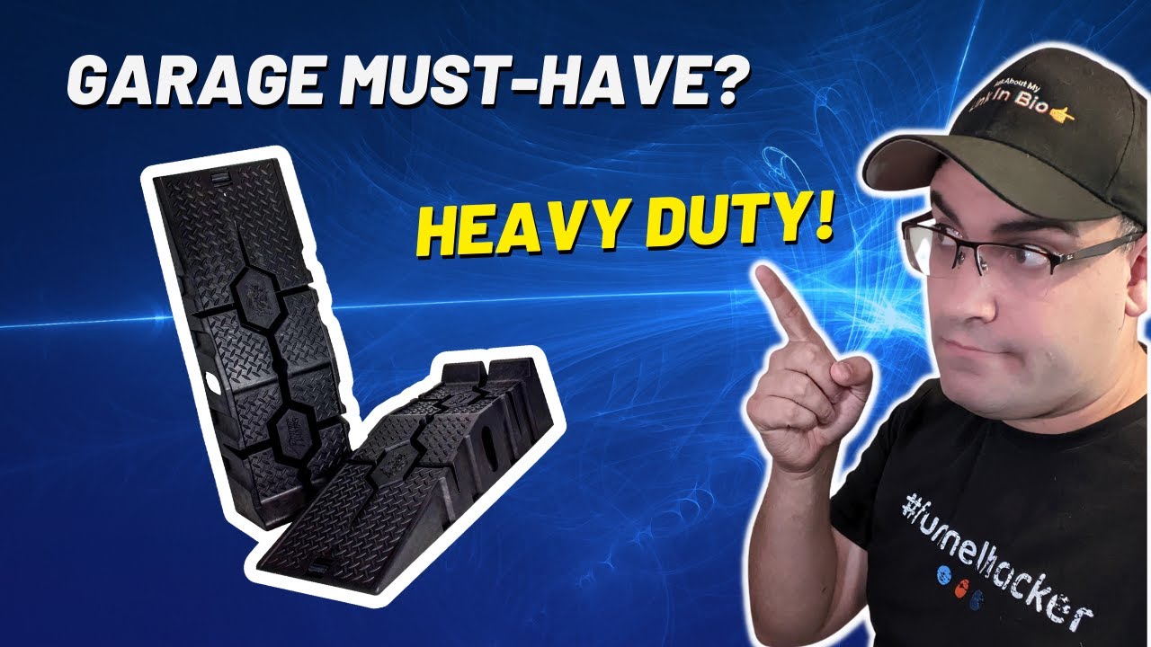 FLOTOOL Rhino Ramps Vehicle Ramp Pair Review - Garage Must-Have! - YouTube