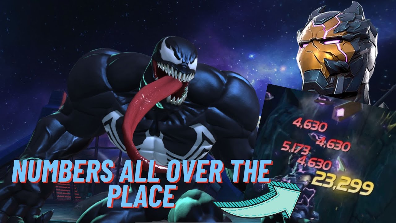 Venom Likes His Red Numbers | Marvel Contest of Champions - YouTube