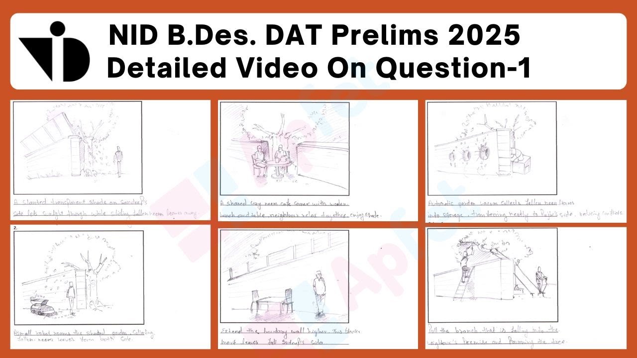 NID B.Des Paper 2025 | NID DAT Prelims Question - 1 Analysis ...