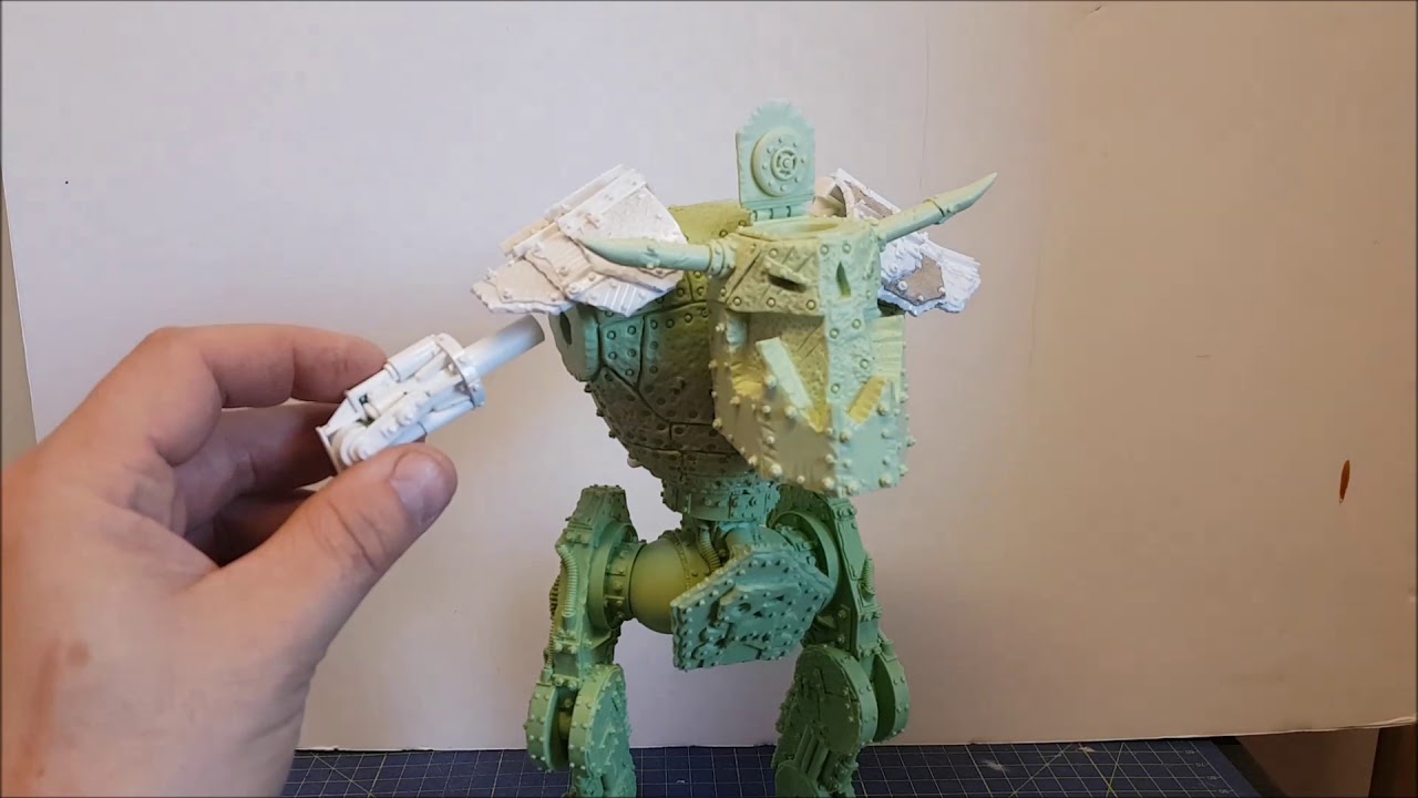 Warhammer 40k Ork Army Iron Giant Kustom stompa wip part 4 - YouTube