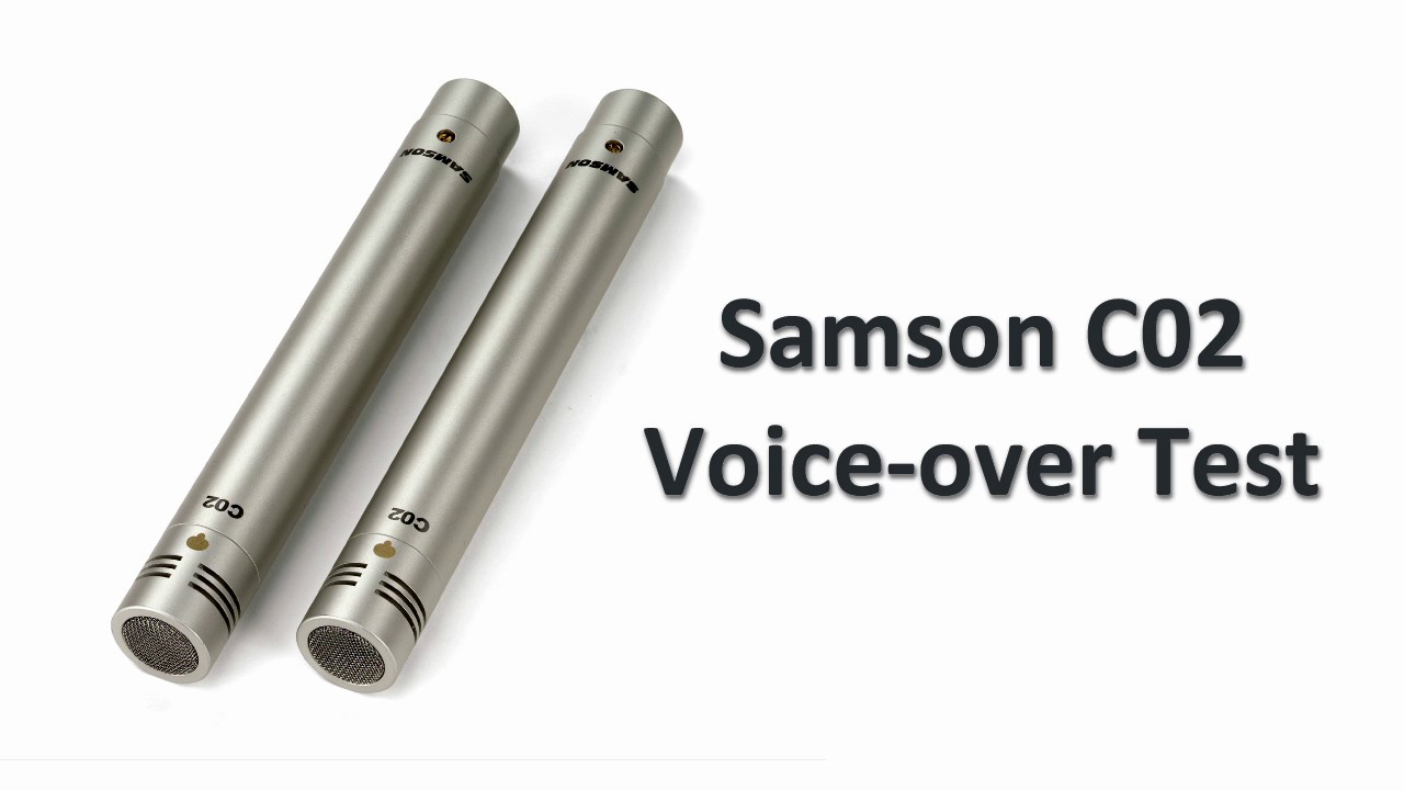 Samson C02 Voice-over Test Demo - YouTube