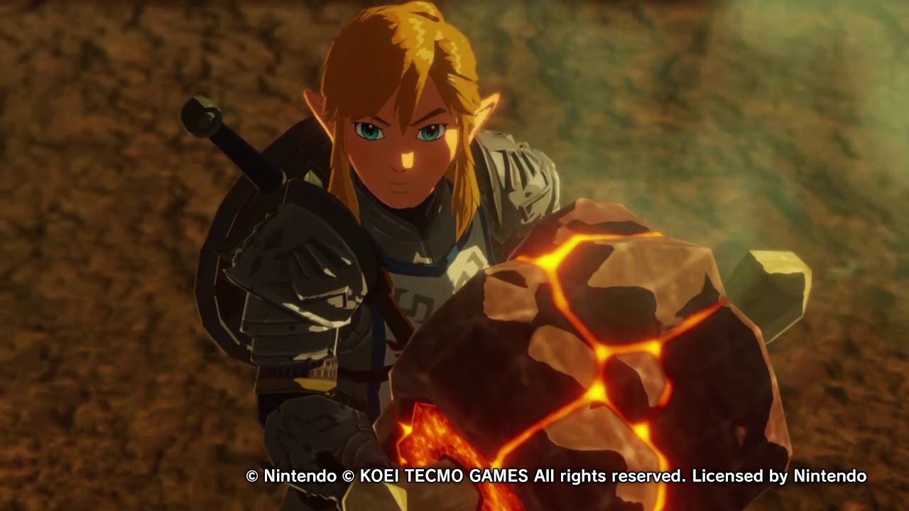 Hyrule Warriors: Age of Calamity - Link Eats a Rock (Switch) - YouTube