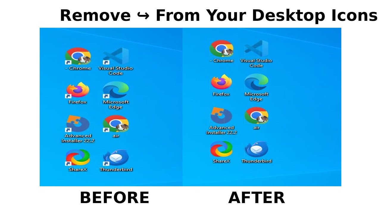 Remove & Restore Arrow Symbols on Desktop Icons | #WindowsTips for a ...