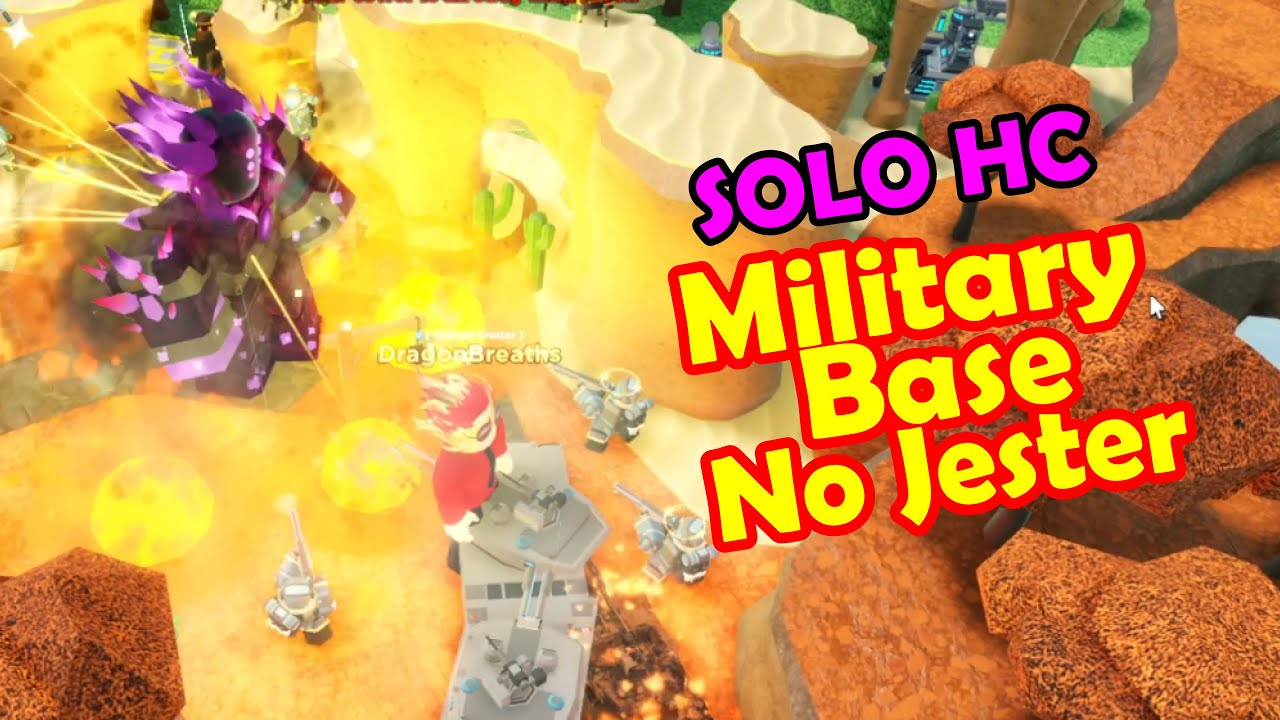 TDS SOLO HC Hardcore Military Base Rework No Jester - Tower Defense ...