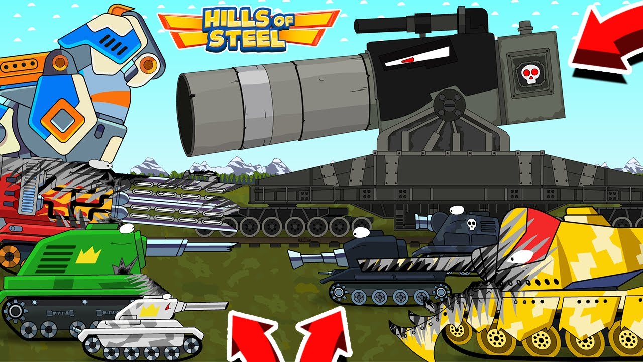 POWER OF DORA! CARTOONS ABOUT TANKS! HILLS OF STEEL - YouTube