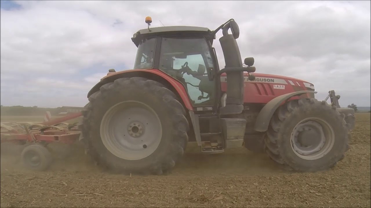 [ DJI ] Préparation des terres à maïs 2018 en Massey-Ferguson ! Mf 7616 ...