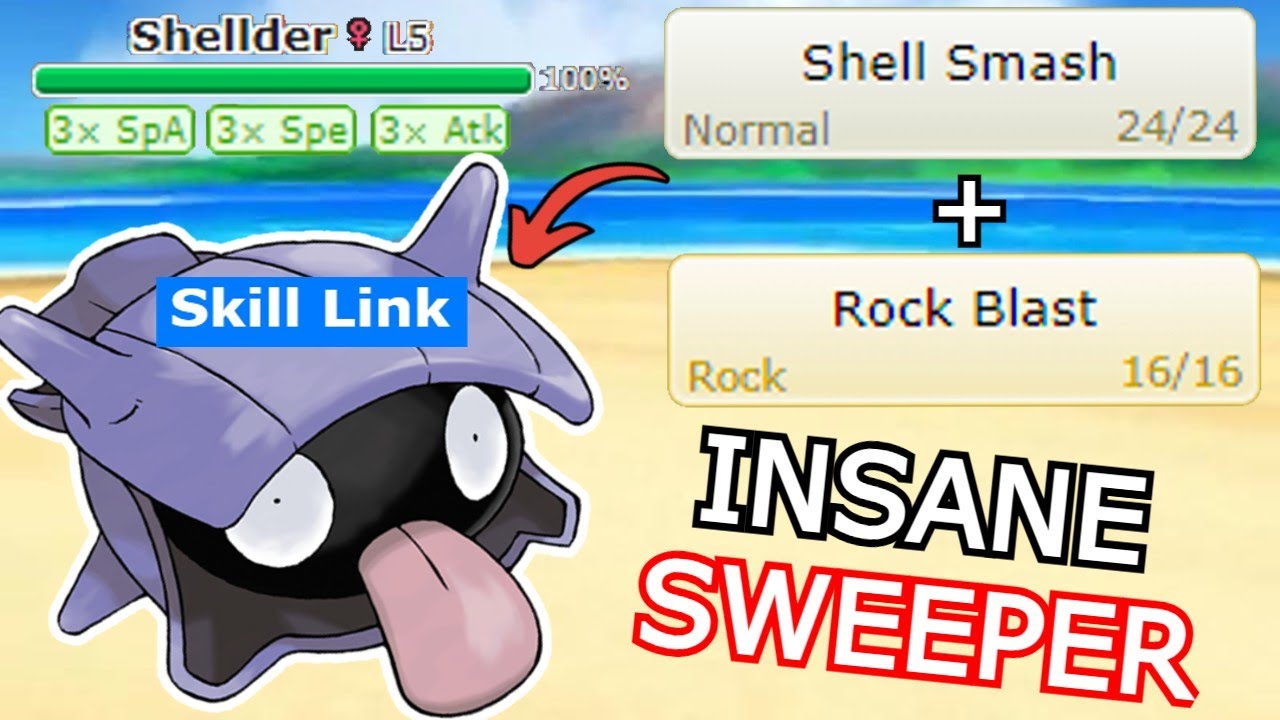 SKILL LINK ROCK BLAST SHELLDER is INSANE! Pokemon Scarlet and Violet ...