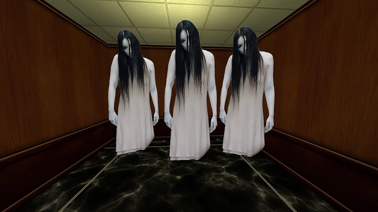 Scary Nextbot Kayako saeki chasing me in Gmod - YouTube