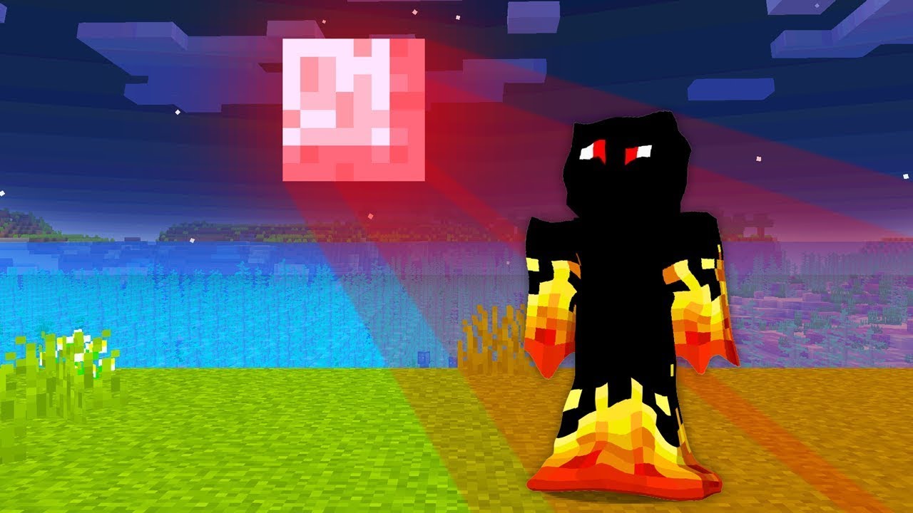 I Scared My Friend with BLOOD MOON in Minecraft - YouTube