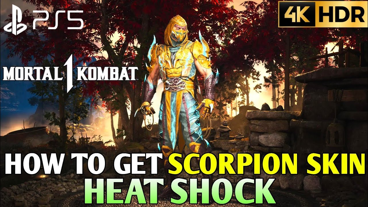 How to Get Heat Shock Scorpion Skin MORTAL KOMBAT 1 Scorpion Skin MK1 ...