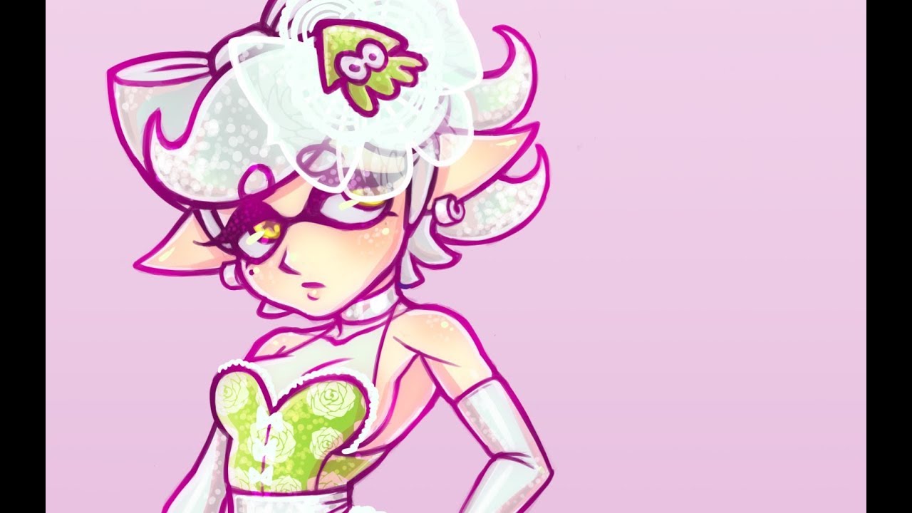 Art Timelapse - Wedding Marie (Splatoon) - YouTube