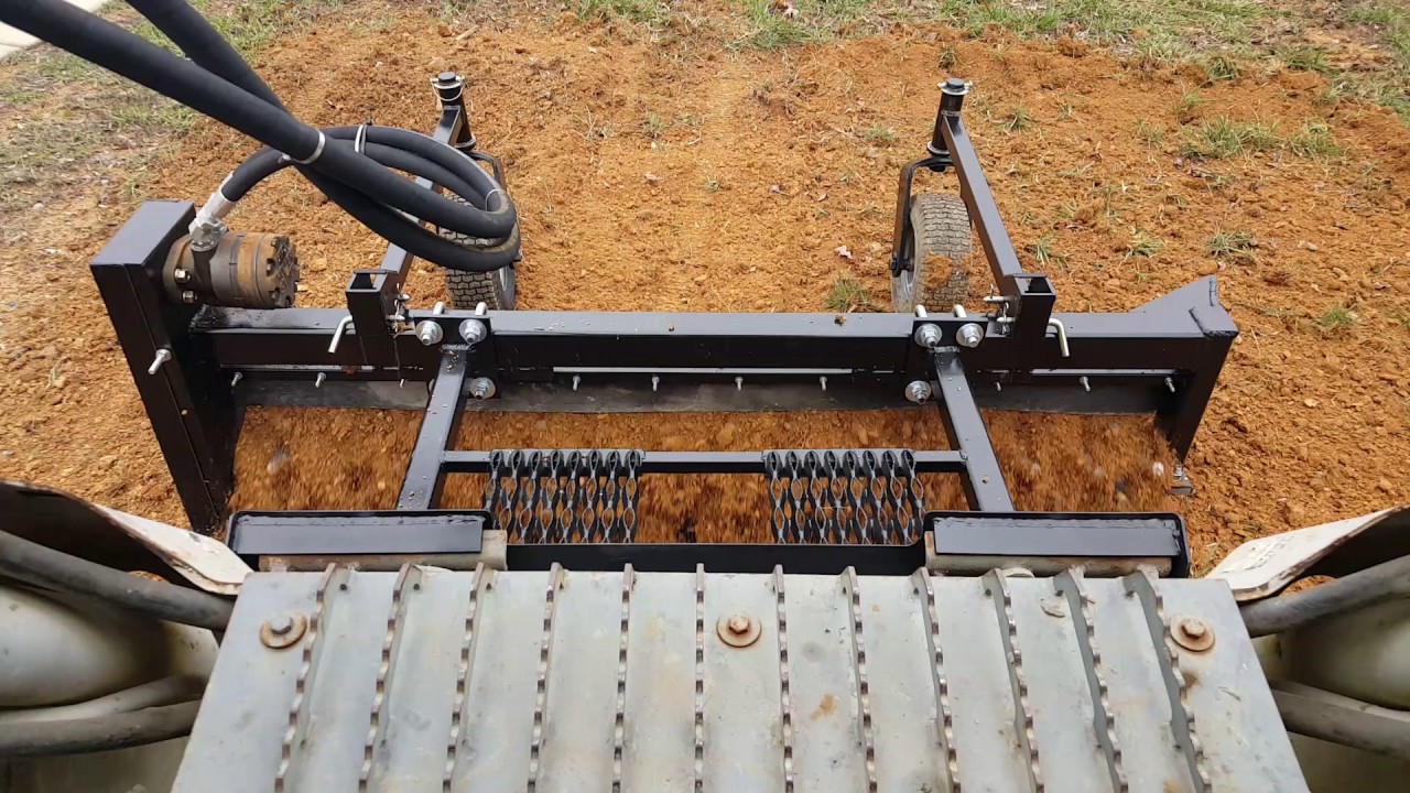 Homemade harley rake 1st test. - YouTube