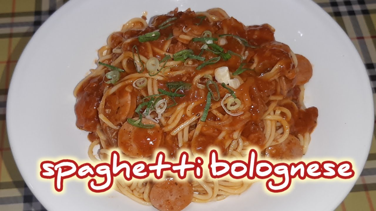 CARA MEMBUAT SPAGHETTI SOSIS BOLOGNESE RUMAHAN || SIMPLE DAN PRAKTIS ...