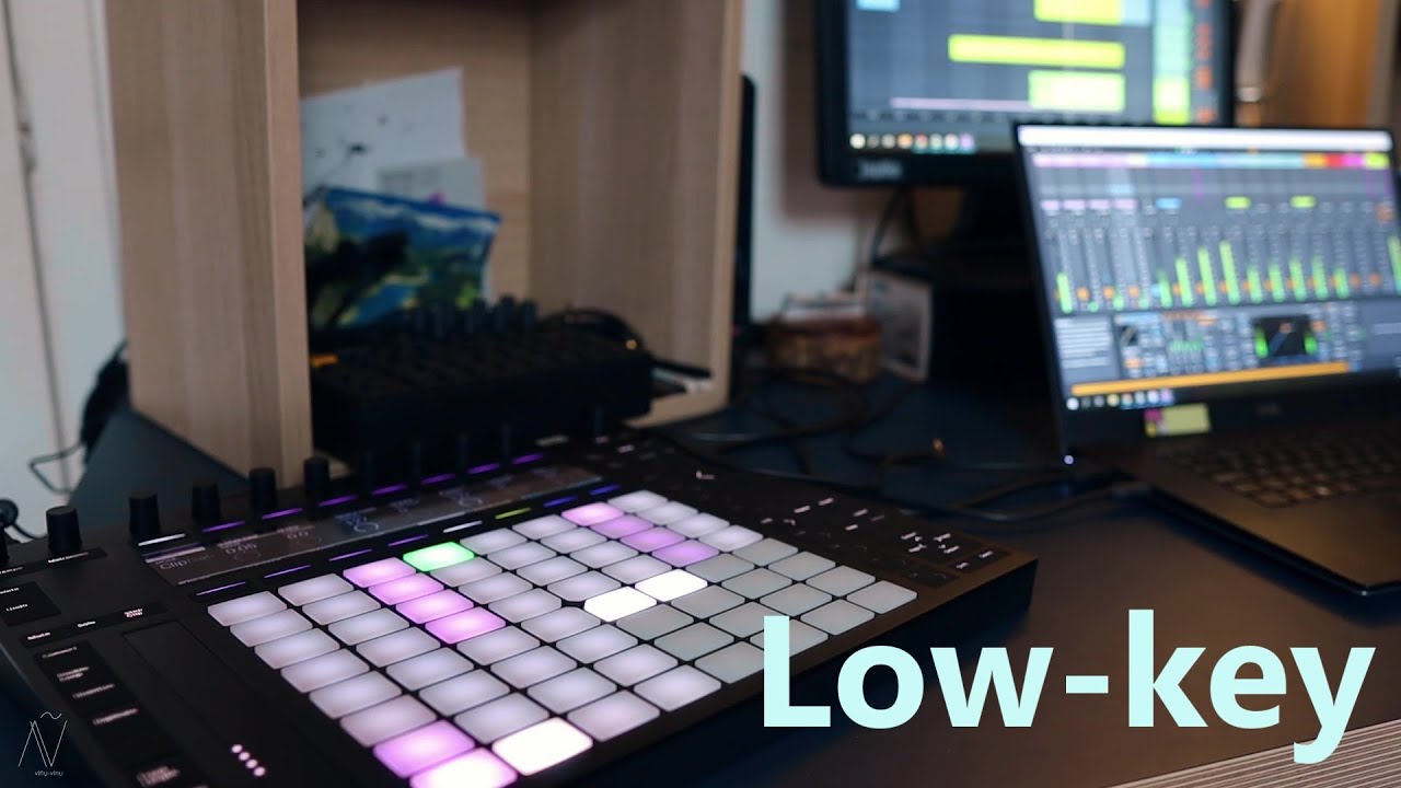 A low-key beat using piano, synths and Push2 to start the weekend - YouTube