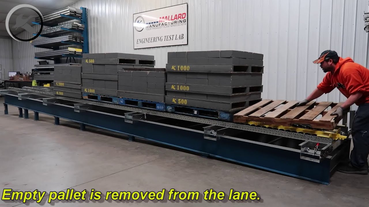 New Case-Pick Separator for Pallet Flow | Mallard Manufacturing - YouTube