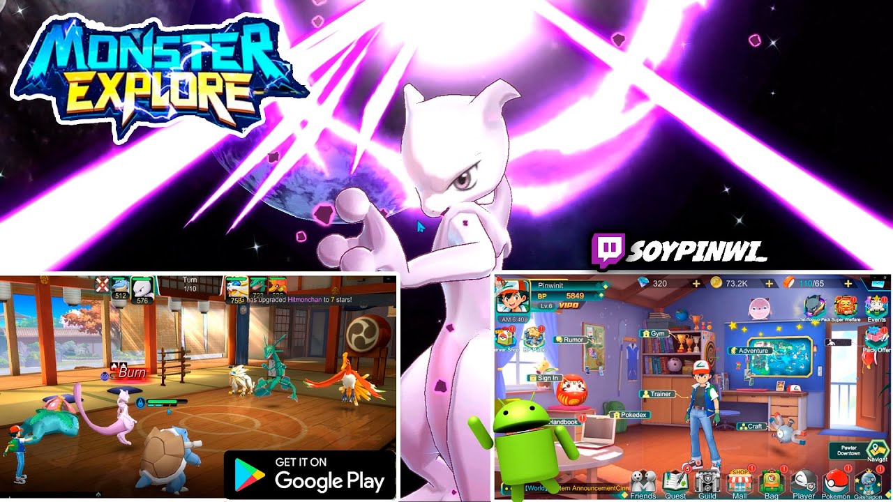 POKEMON MONSTER EXPLORE - VERSION INGLES + LINK DE DESCARGA - YouTube