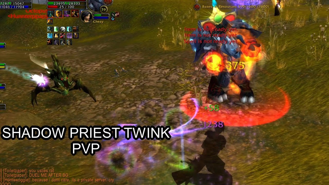 My first try with twink level 79 Shadow Priest | Wrath of The Lich KIng ...