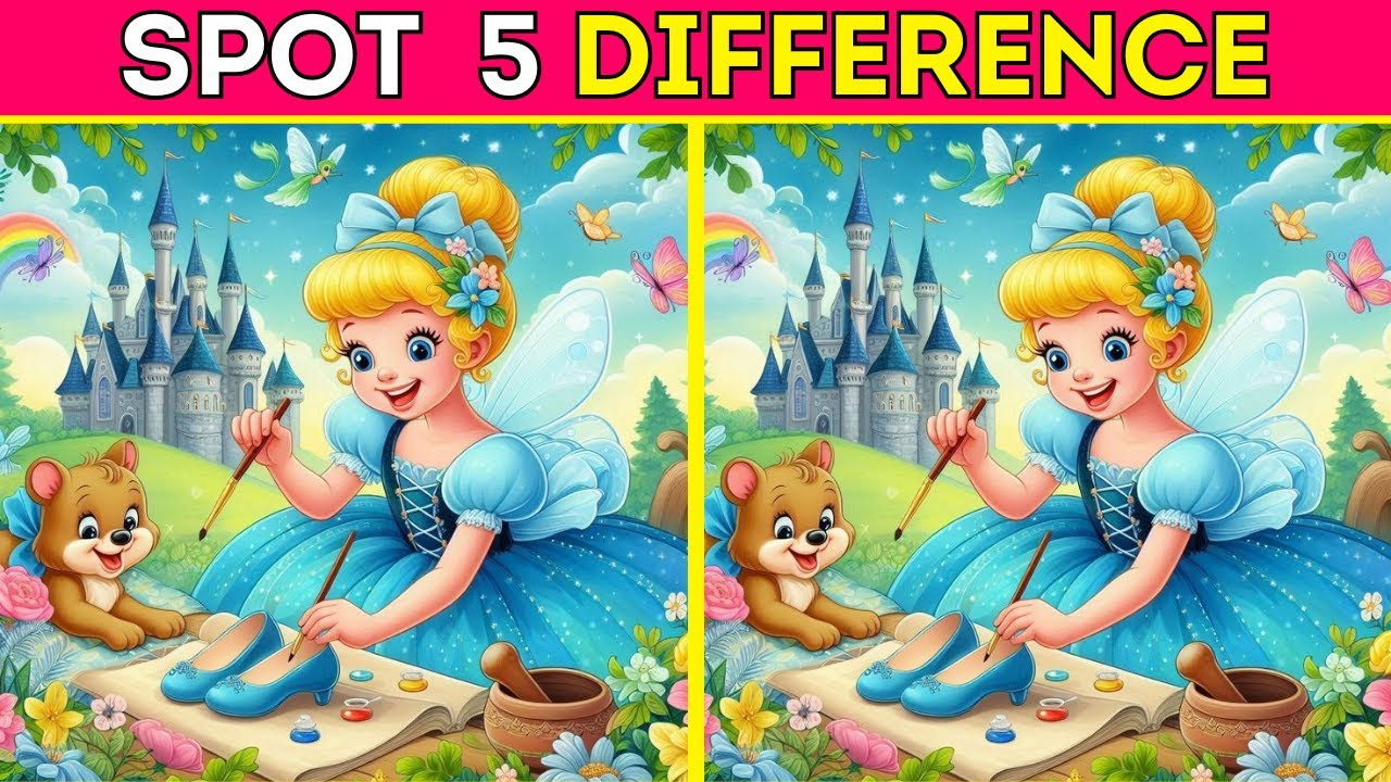 【Spot the difference】Difficult🚨 Only genius can find 5 differences |# ...