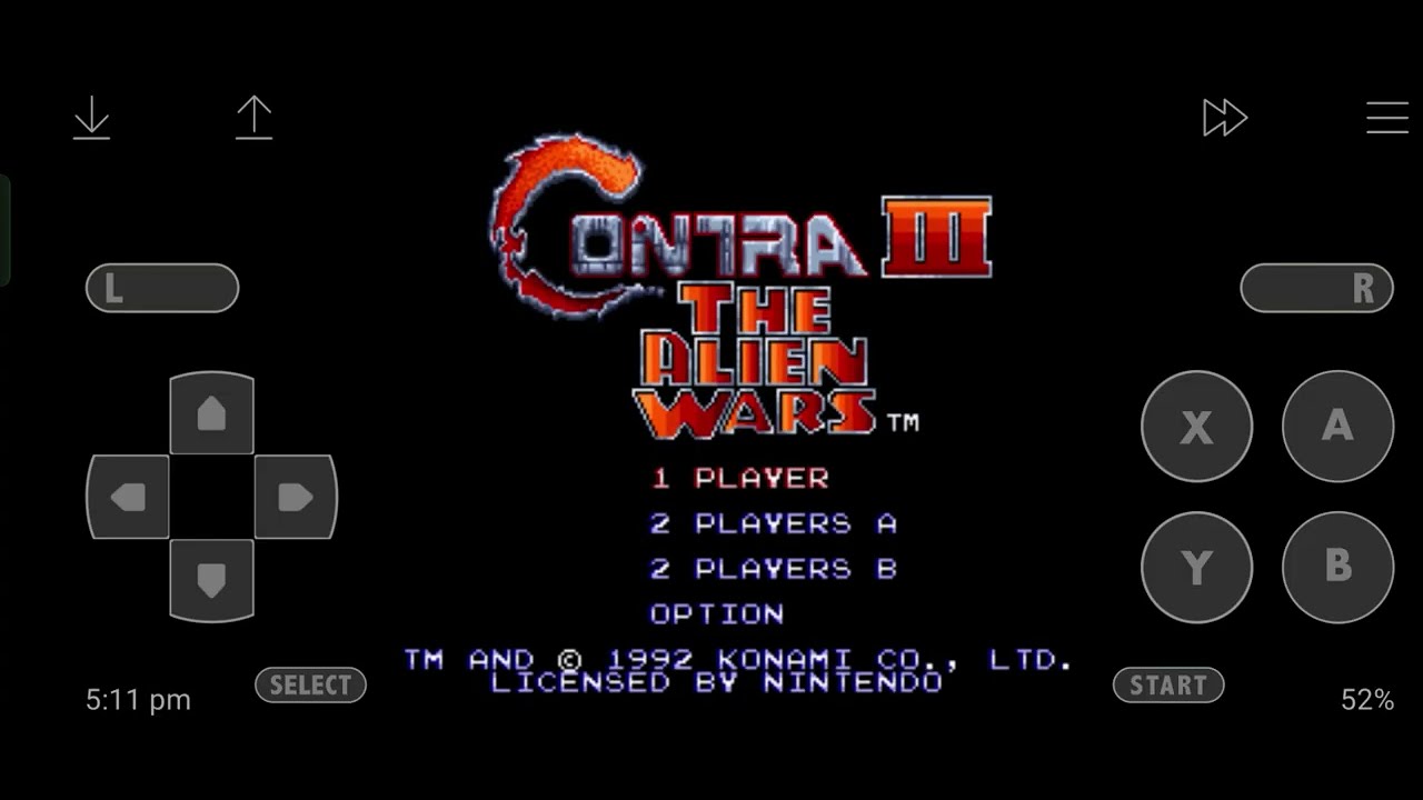 Contra 3 only two level johnness emulator current gameplay - YouTube